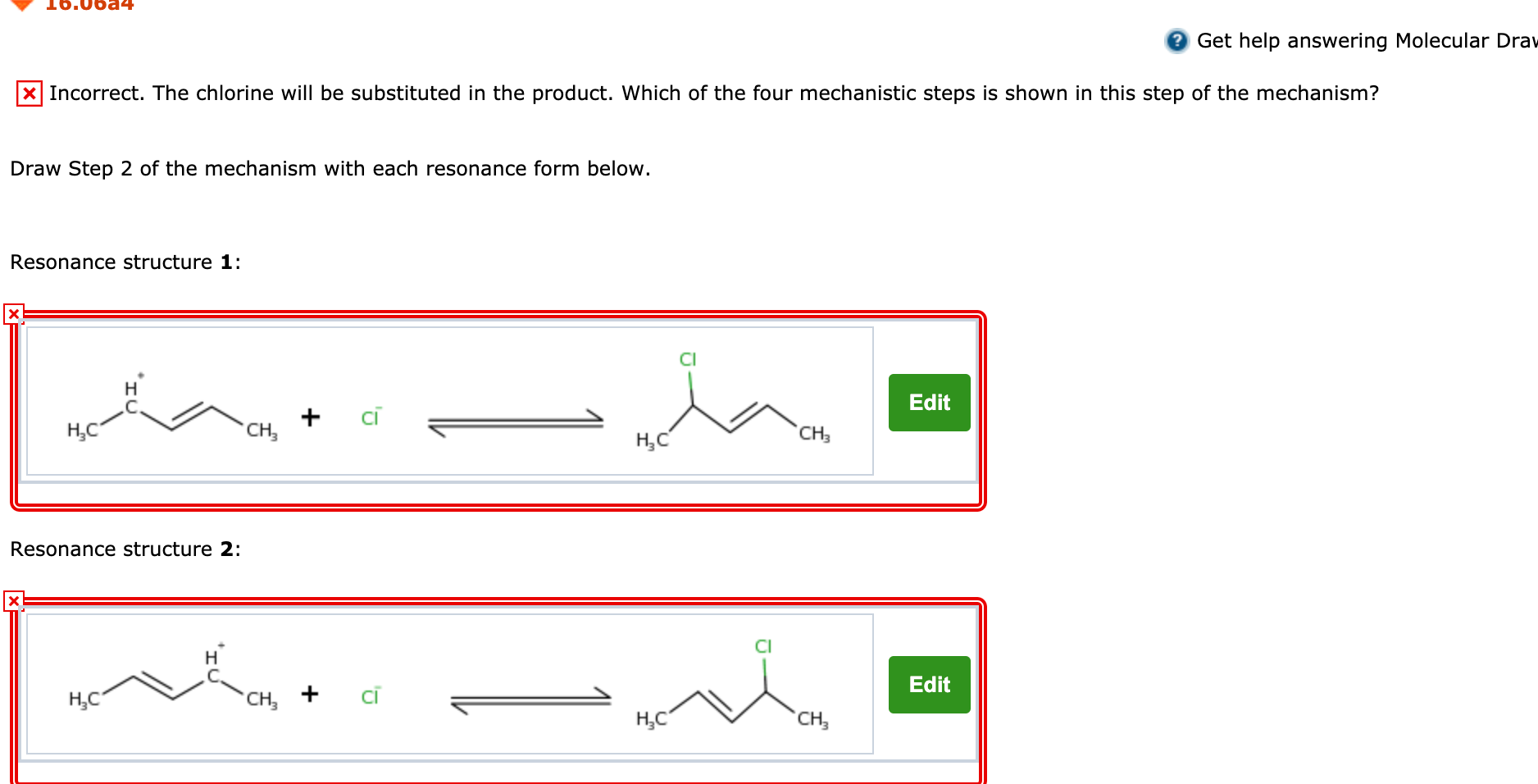 Solved Practice the Skill 16.06a Predict the product of the | Chegg.com