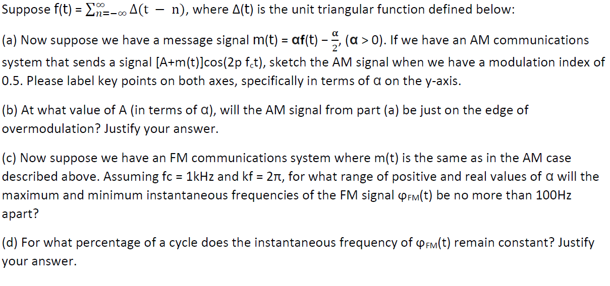 A(x) AC) -1 0 1 들 2 (a) (b) Unit Triangular Function | Chegg.com
