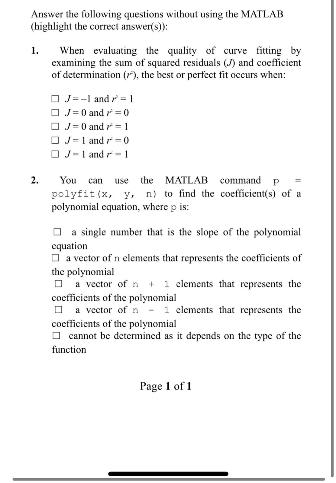 Solved Please choose the correct answer(or multiple | Chegg.com