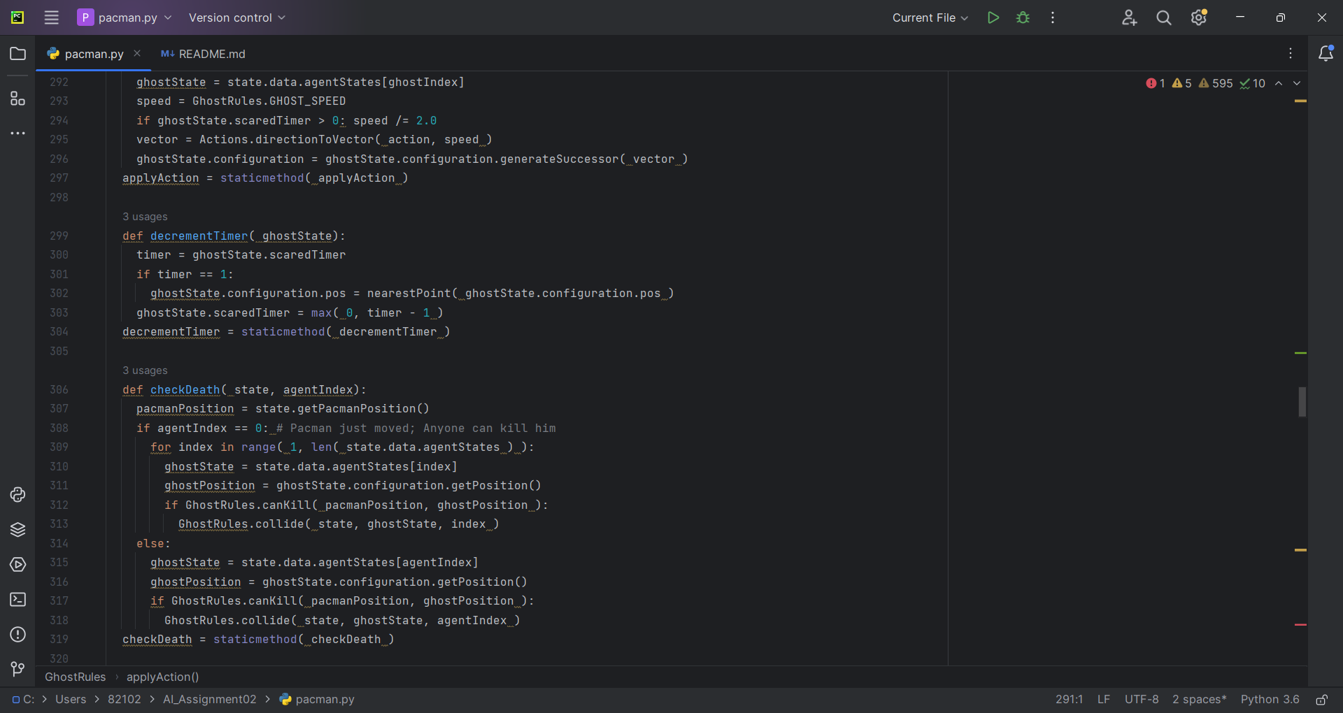 Solved How can i write a Minimax Agent code?I should use | Chegg.com