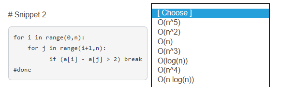 Solved Below are code snippets in python that iterate | Chegg.com