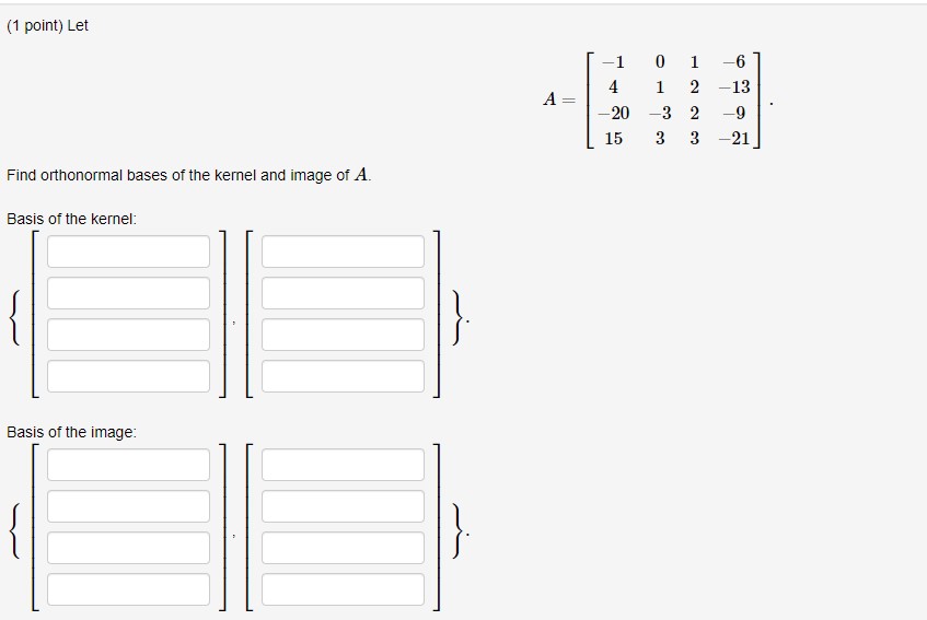 Solved linear algebra. | Chegg.com