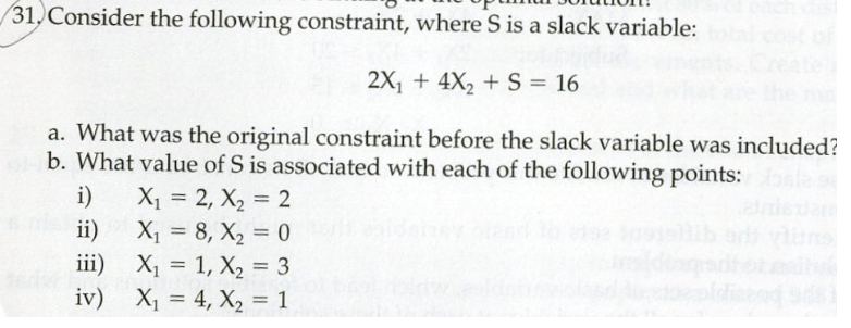 Solved 1. Consider the following constraint, where S is a | Chegg.com