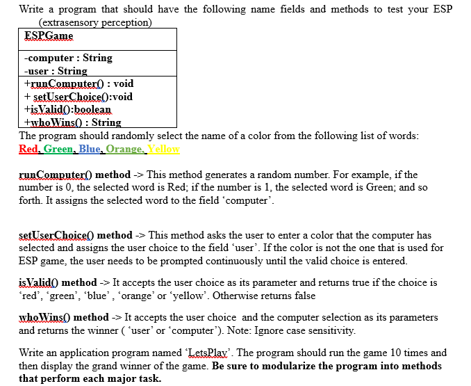 Solved Write a program that should have the following name | Chegg.com