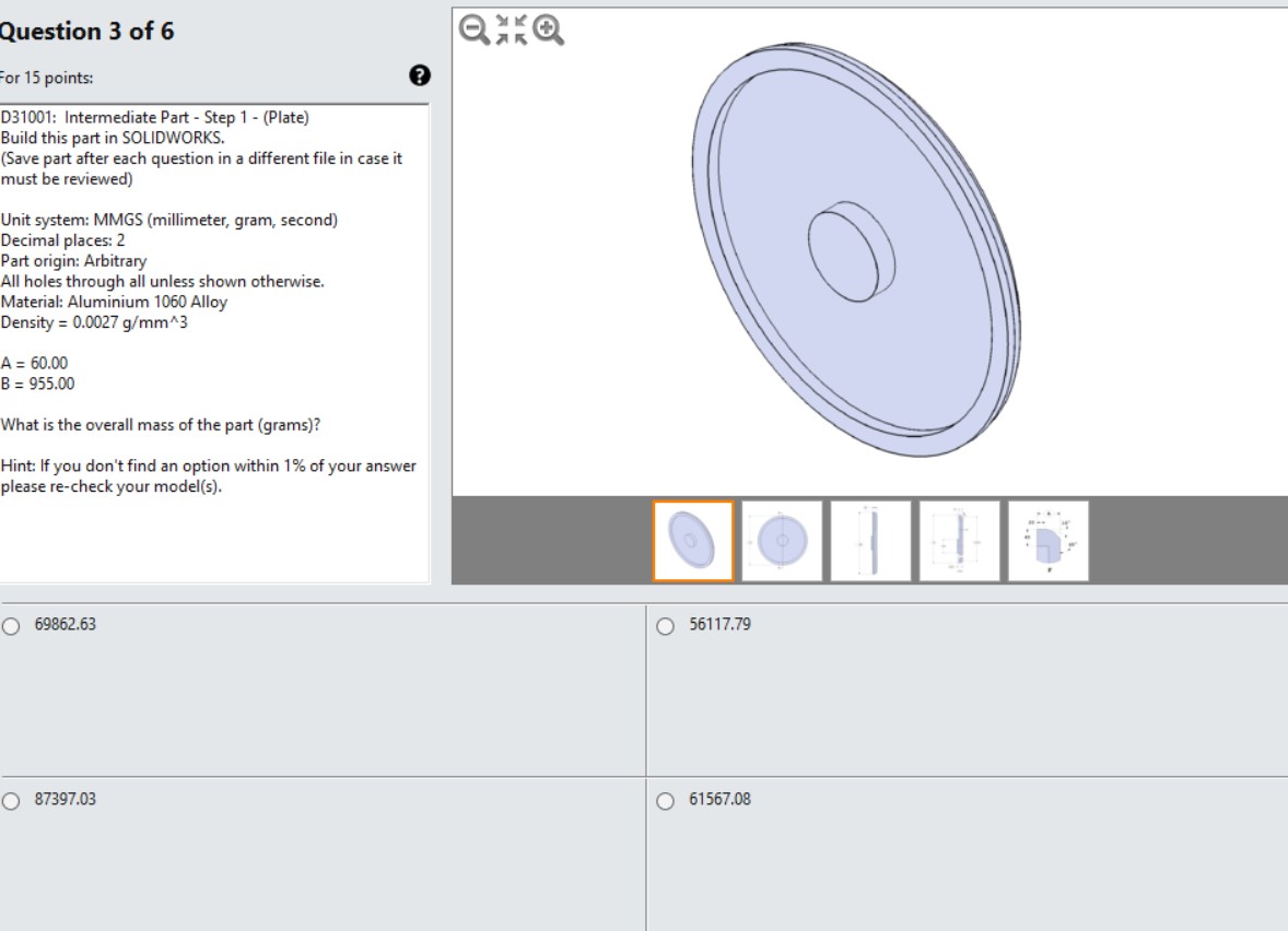 Solved D31001: Intermediate Part - Step 1 - (Plate) Build | Chegg.com