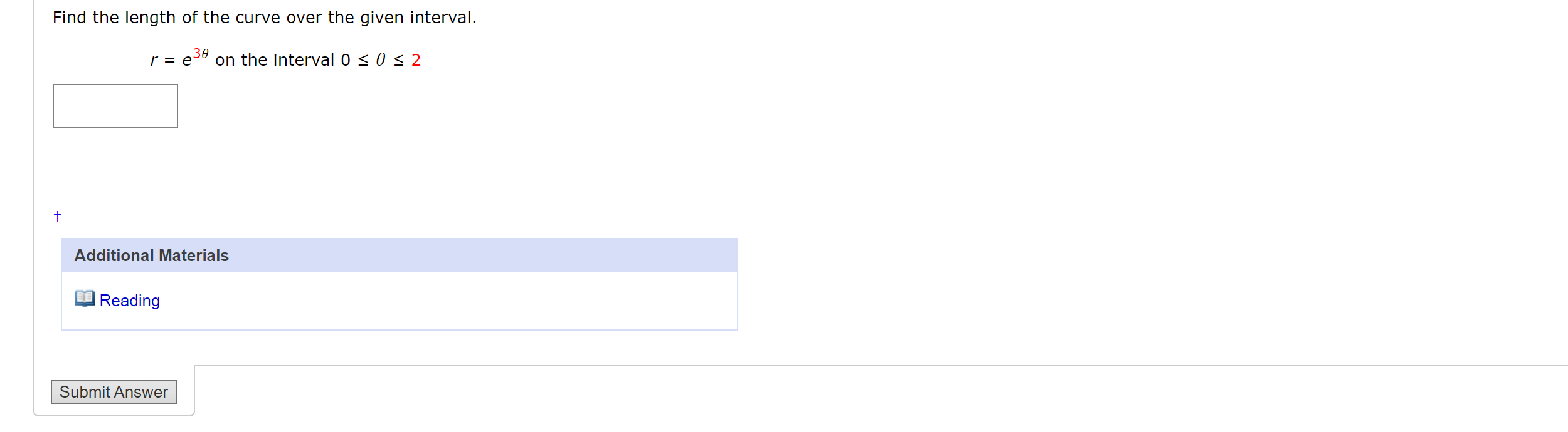 Solved Find the length of the curve over the given interval. | Chegg.com