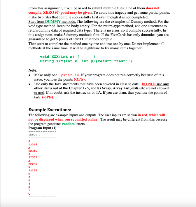 Solved Part 2: Programming (15 pts) This assignment is to | Chegg.com