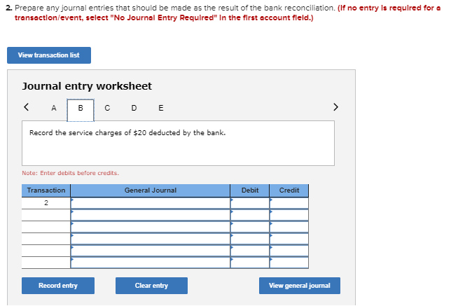 Solved 2. Prepare any journal entries that should be made | Chegg.com