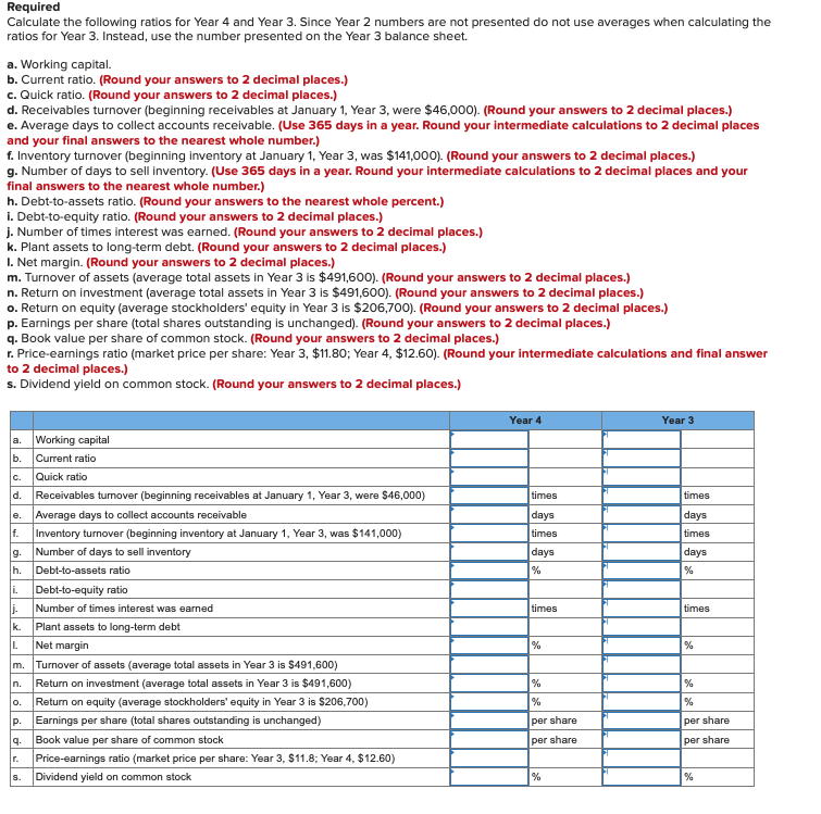 Financial statements for Adams Company | Chegg.com