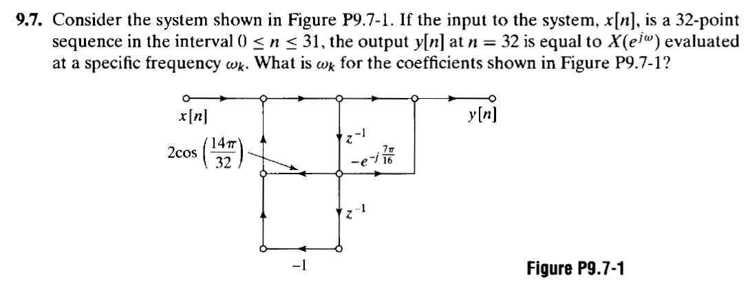 Solved 9.7. Consider the system shown in Figure P9.7-1. If | Chegg.com