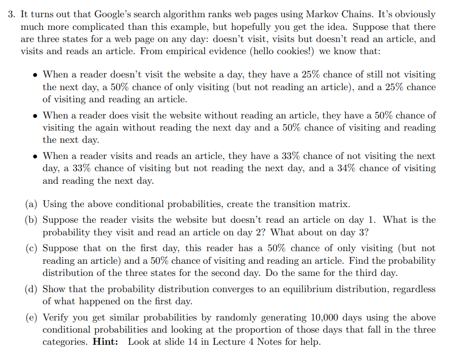 Solved Solve this in R programming 3. ﻿It turns out that | Chegg.com
