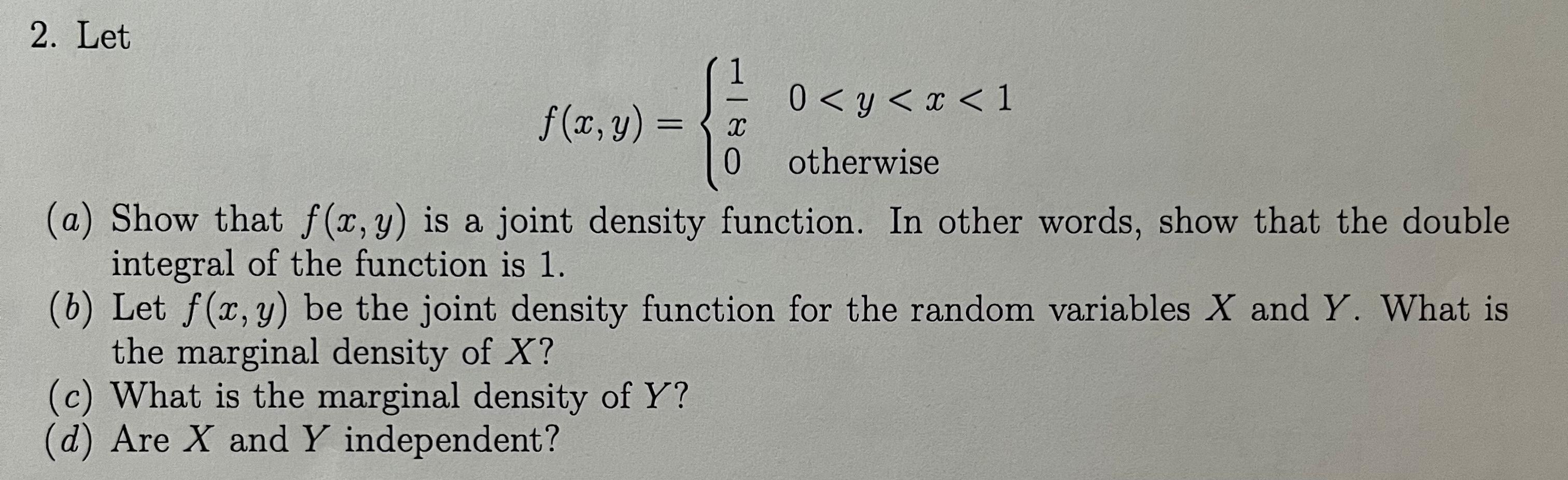 Solved 2. Let f(x,y)={x100 | Chegg.com