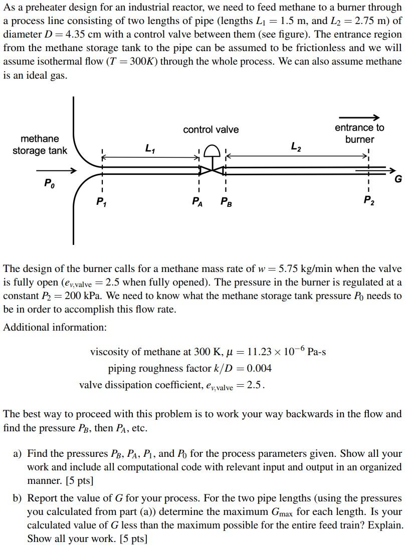 Solved As a preheater design for an industrial reactor, we | Chegg.com