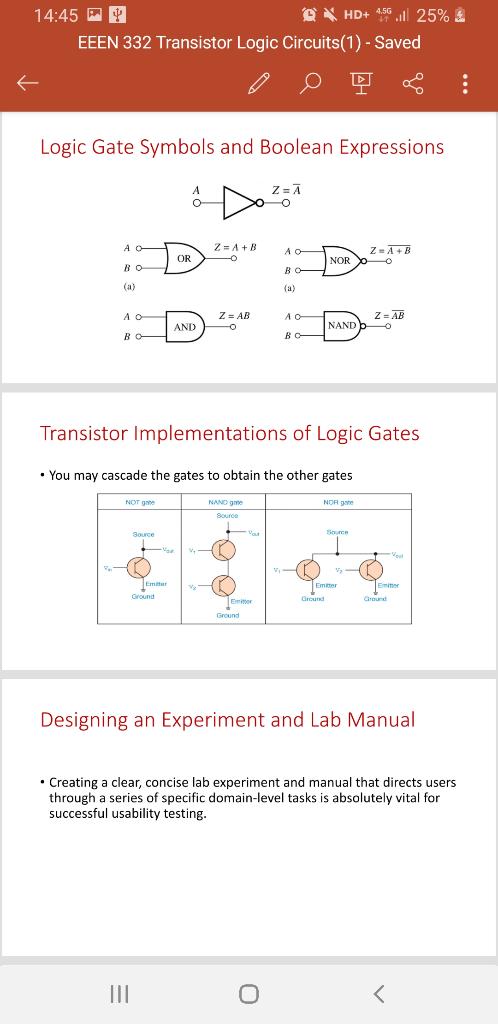 Solved The LABwork 5 is the designing an experiment. | Chegg.com