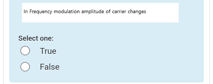 Solved In Frequency modulation amplitude of carrier | Chegg.com