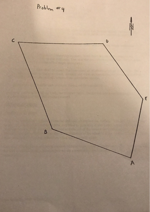 Solved See the attached drawing of a closed loop traverse. | Chegg.com