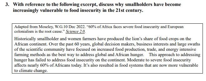 Solved With reference to the following excerpt, discuss why | Chegg.com