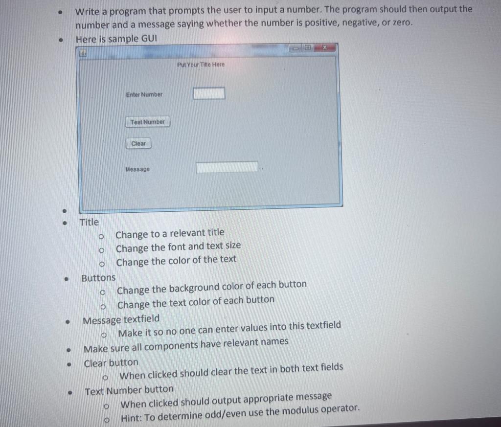 Solved Write A Program That Prompts The User To Input A 8357