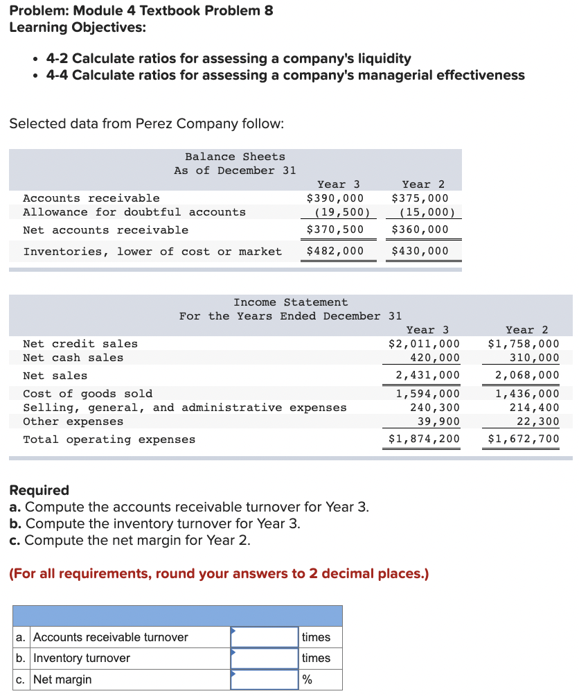 Solved Problem: Module 4 Textbook Problem 8 Learning | Chegg.com