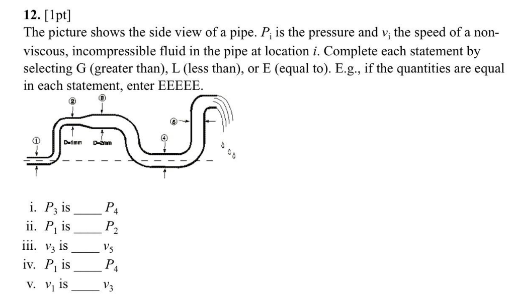Solved 12. [lpt] The picture shows the side view of a pipe. | Chegg.com