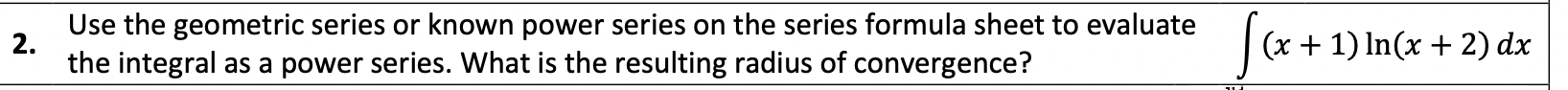 Solved Use the geometric series or known power series on the | Chegg.com