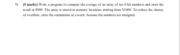 Assembly Language ( HCS12 ) Write a program to | Chegg.com