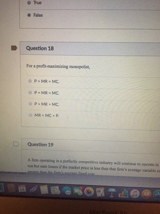 Solved For a profit-maximizing monopolist, P > MR = MC. P = | Chegg.com Solved For a profit-maximizing monopolist, P > MR = MC. P = | Chegg.com