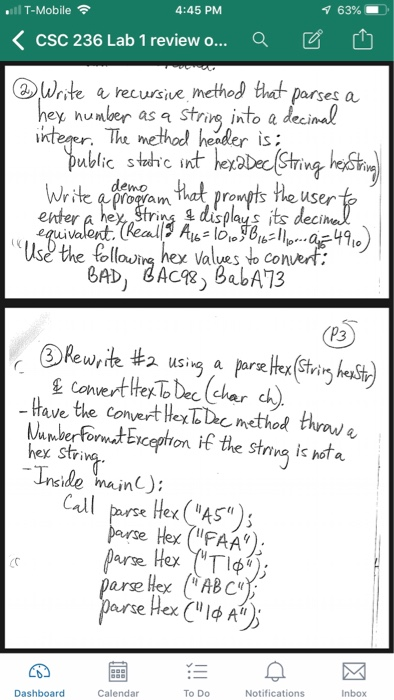 Solved T-Mobile 4:45 PM 63%