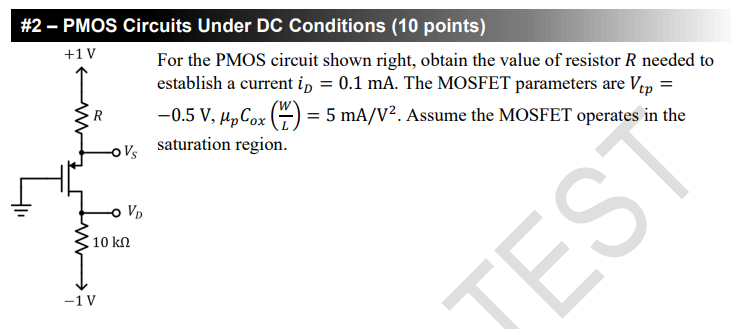 Solved HO PMnceircuits Under DC Conditions (10 ﻿points)For | Chegg.com