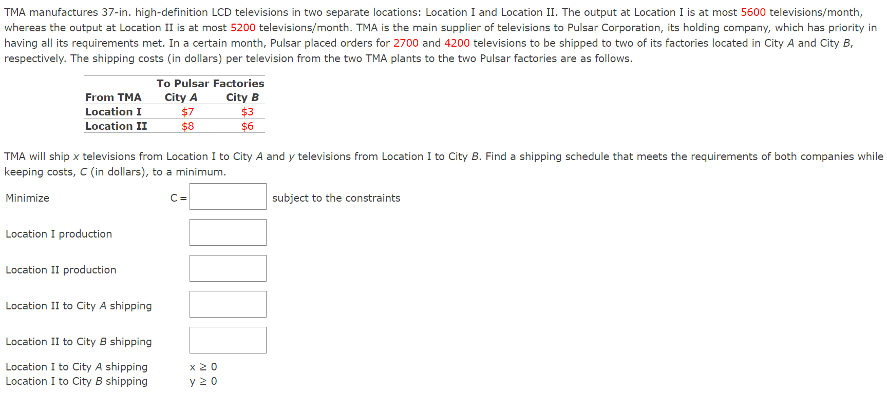 Solved TMA manufactures 37 -in. high-definition LCD | Chegg.com