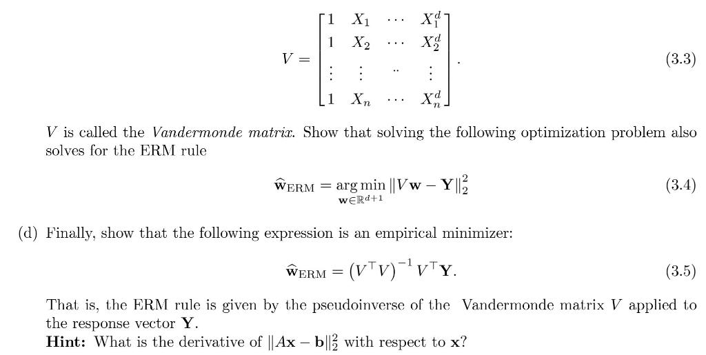 Solved [12 pts] (Polynomial Regression) Let the feature and | Chegg.com