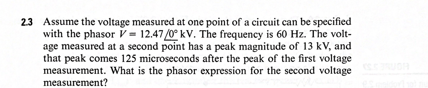 Solved .3 Assume the voltage measured at one point of a | Chegg.com