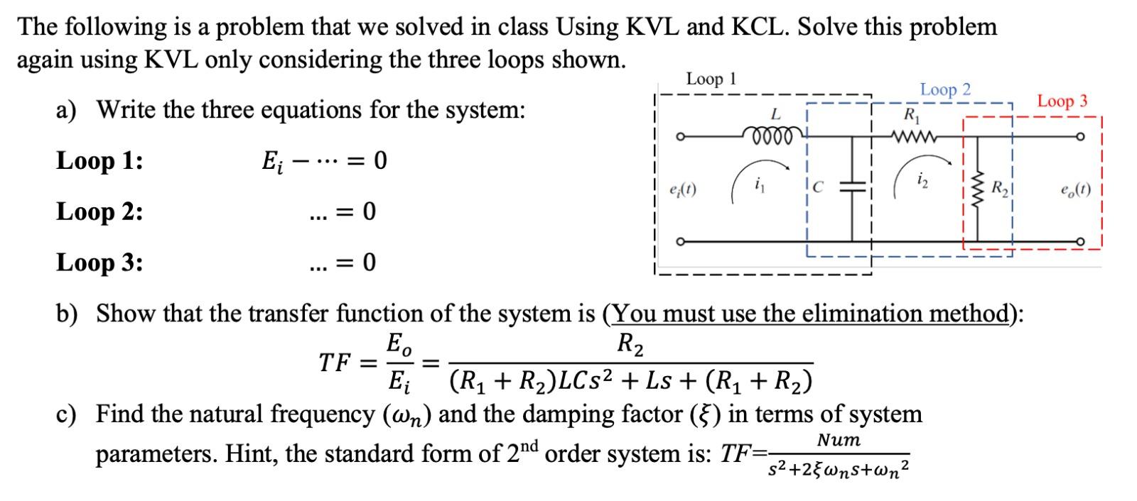 Solved The following is a problem that we solved in class | Chegg.com