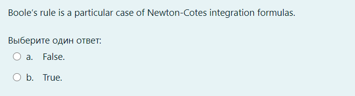 Solved Boole's rule is a particular case of Newton-Cotes | Chegg.com