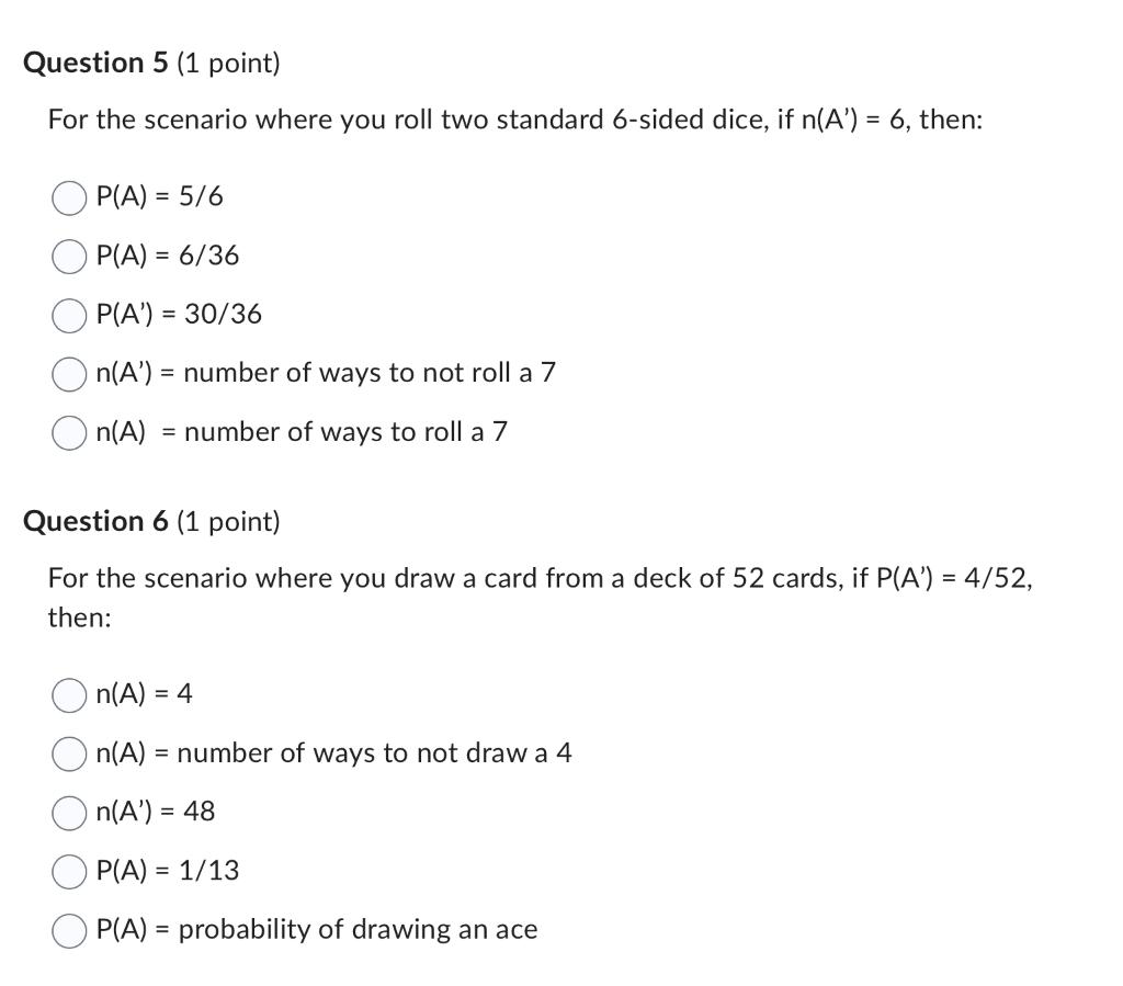 Solved For the scenario where you roll two standard 6-sided | Chegg.com