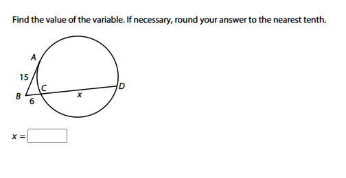 Solved Find the value of x and the length of each secant | Chegg.com