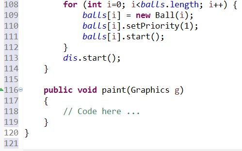 Solved JAVA - Bouncing balls I need help. Here are the | Chegg.com
