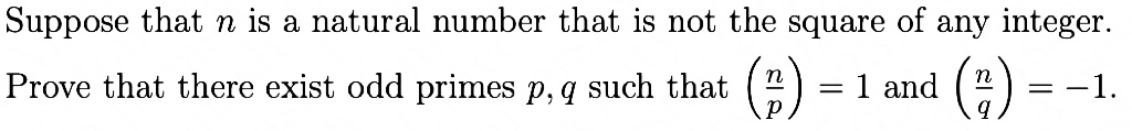 Solved Suppose that n is a natural number that is not the | Chegg.com