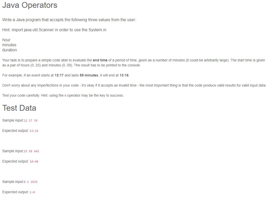 Solved Write a Java program that accepts the following three | Chegg.com