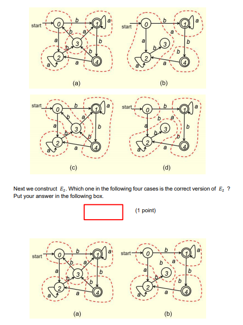 Solved 1 Given The Following Dfa To Find A Minimum State