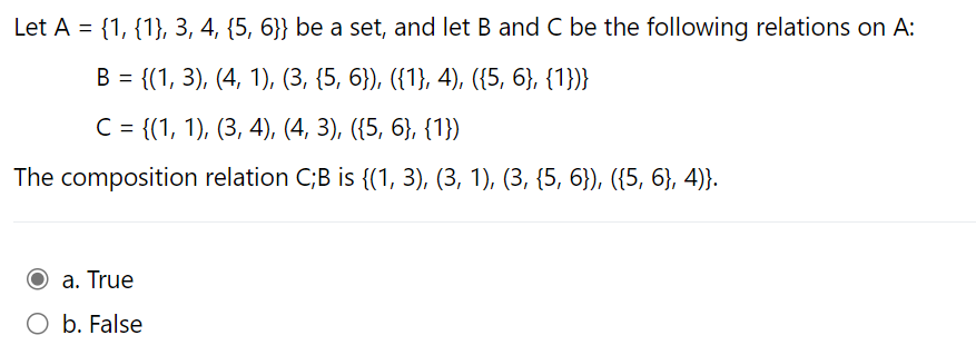 Solved Let A={1,{1},3,4,{5,6}} be a set, and let B and C be | Chegg.com