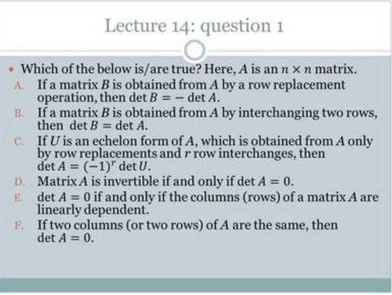 Solved Lecture 14: question 1 Which of the below is/are | Chegg.com