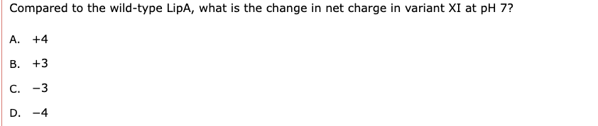 Solved Table 1 Variants of LipACompared to the wild-type | Chegg.com