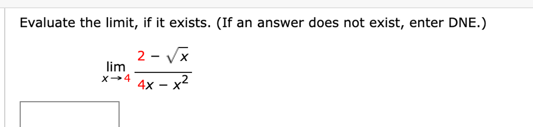 Solved Evaluate the limit, ﻿if it exists. (If an answer does | Chegg.com