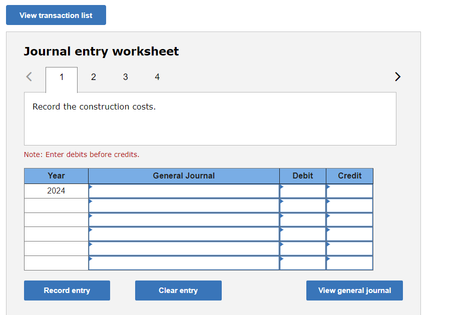 Solved Journal entry worksheet Record the gross profit or | Chegg.com