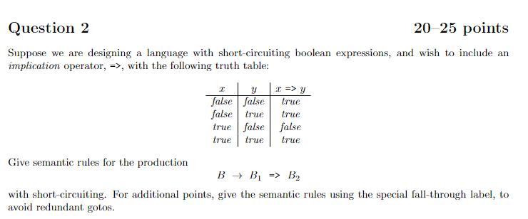 Solved Suppose we are designing a language with | Chegg.com