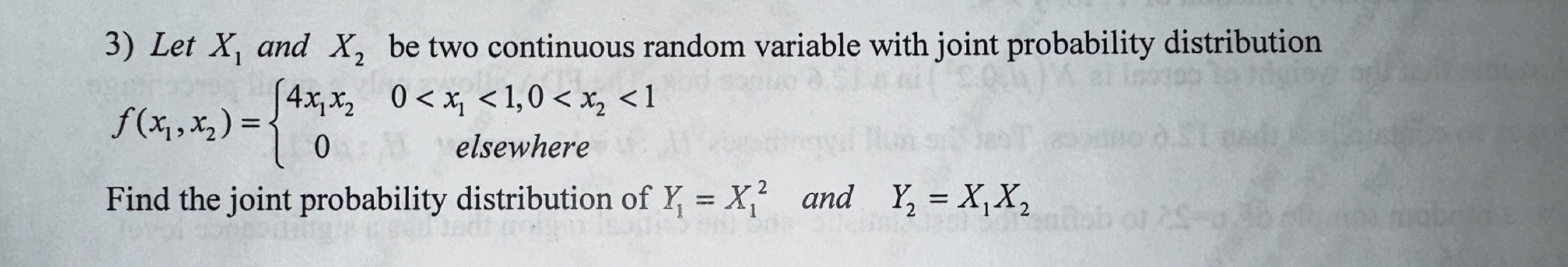 Solved 3 Let X1 And X2 Be Two Continuous Random Variable 