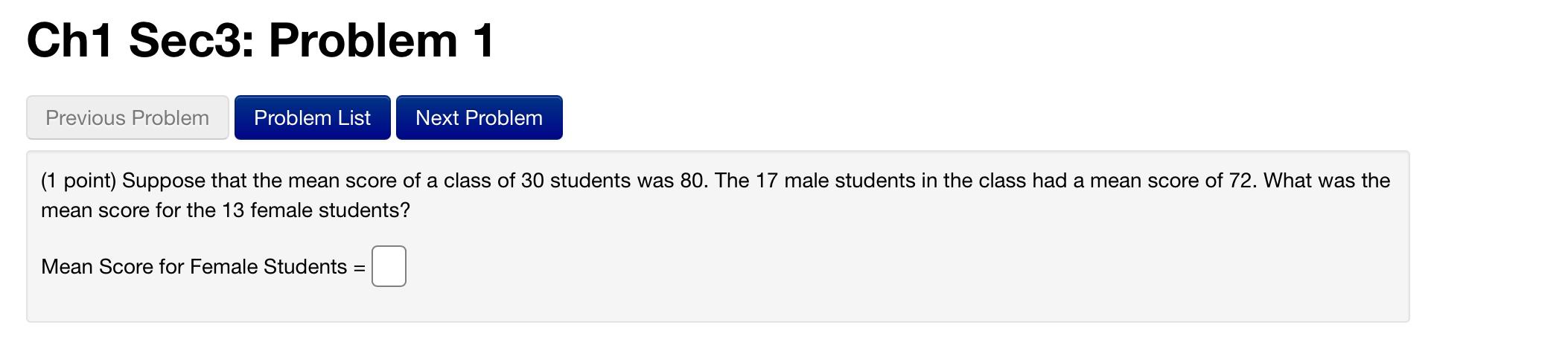 Solved Ch1 Sec3: Problem 1 Previous Problem Problem List | Chegg.com
