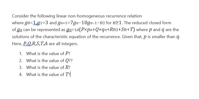 Solved Consider the following linear non-homogeneous | Chegg.com