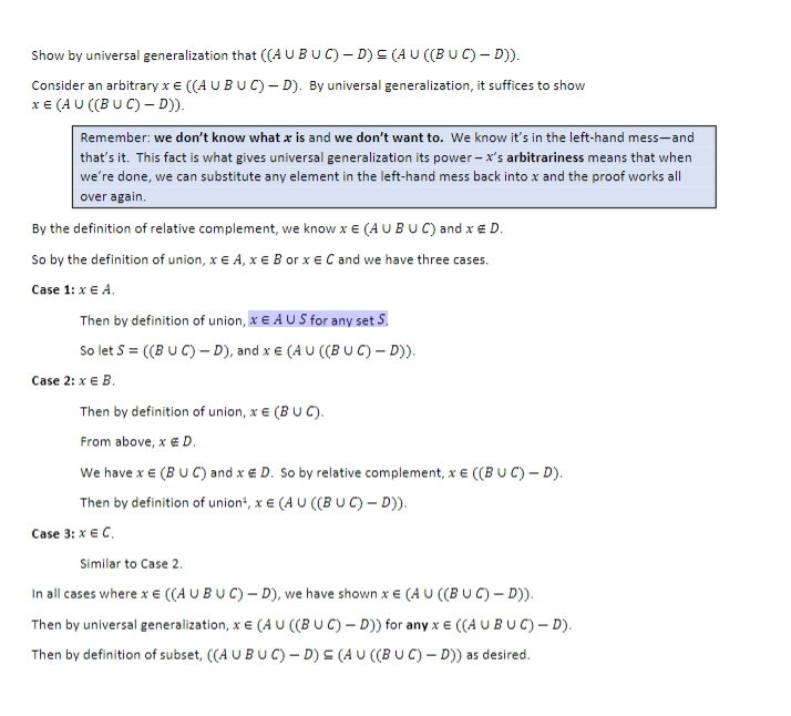 Solved Proof of Laws Consider sets 𝐴 and 𝐵, and: 1. | Chegg.com